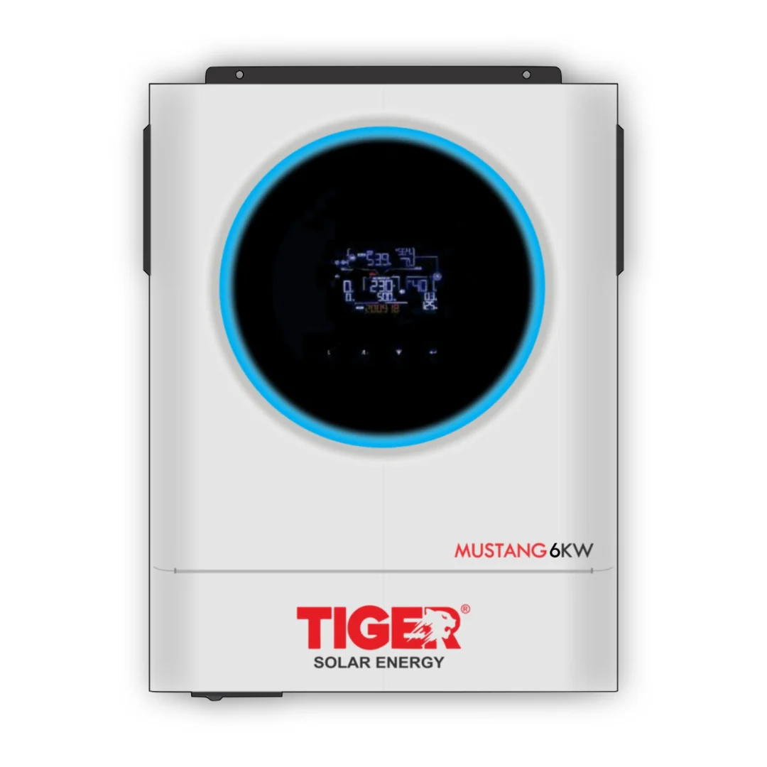 Tiger Solar Mustang Series PV7000+ 6KW Hybrid Solar Inverter - ACDC